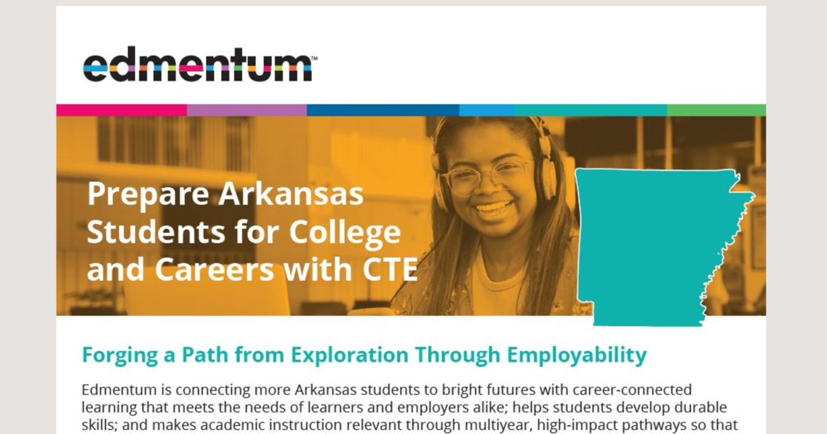 Courseware Arkansas CTE Clusters and Career Pathways | Edmentum