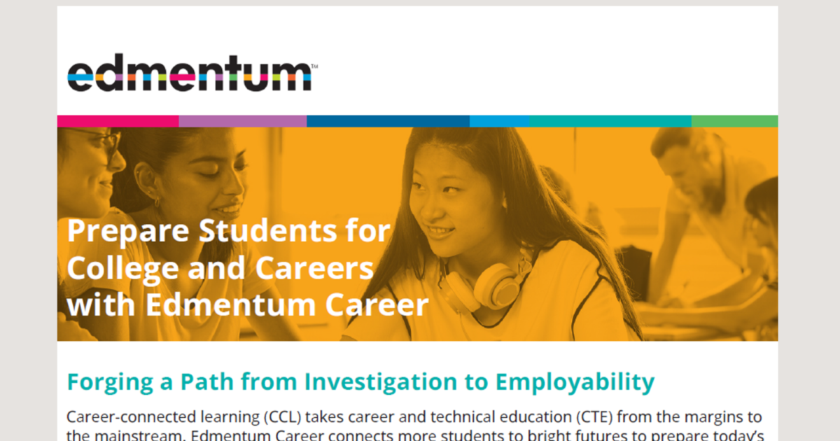 Prepare Students for College and Careers with Edmentum… | Edmentum