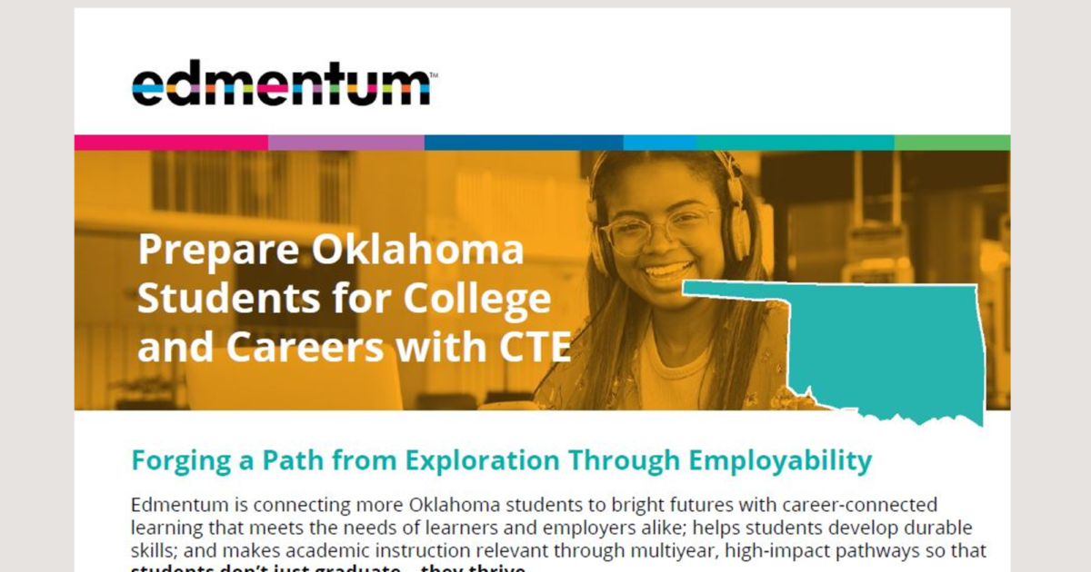 Courseware Oklahoma CTE Career Clusters | Edmentum