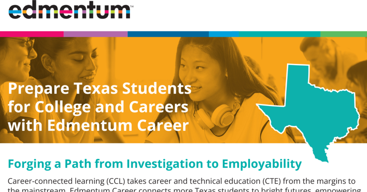 Courseware Texas CTE Clusters and Career Pathways | Edmentum