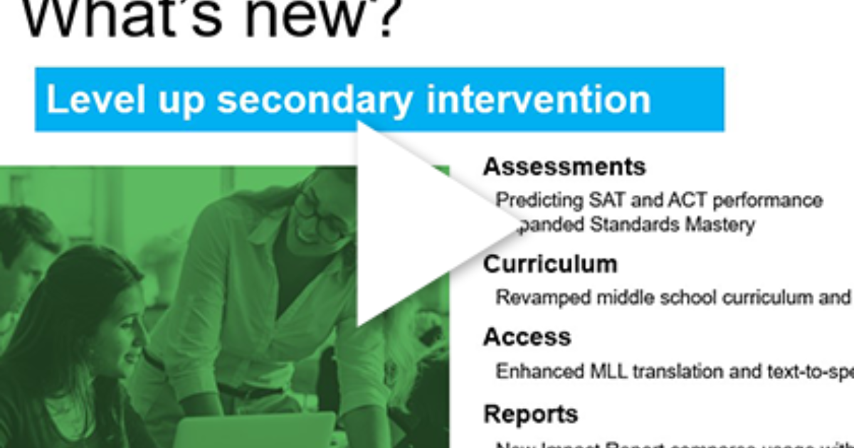What’s New in Exact Path and Standards Mastery: Back to… | Edmentum