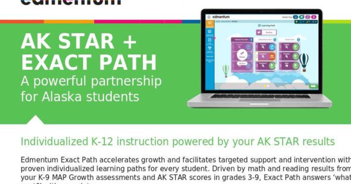Edmentum Exact Path Powered by AK STAR | Edmentum