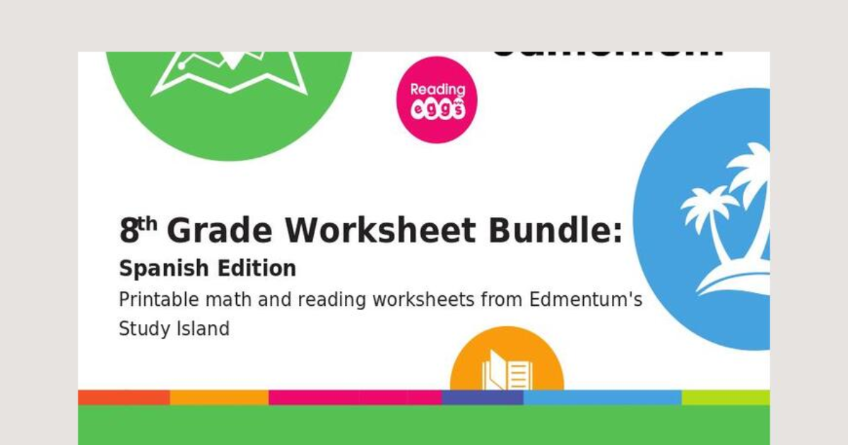 8th Grade Worksheet Bundle: Spanish Edition | Edmentum