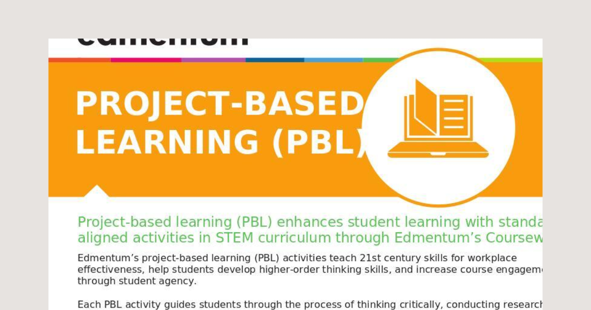 Project-Based Learning | Edmentum