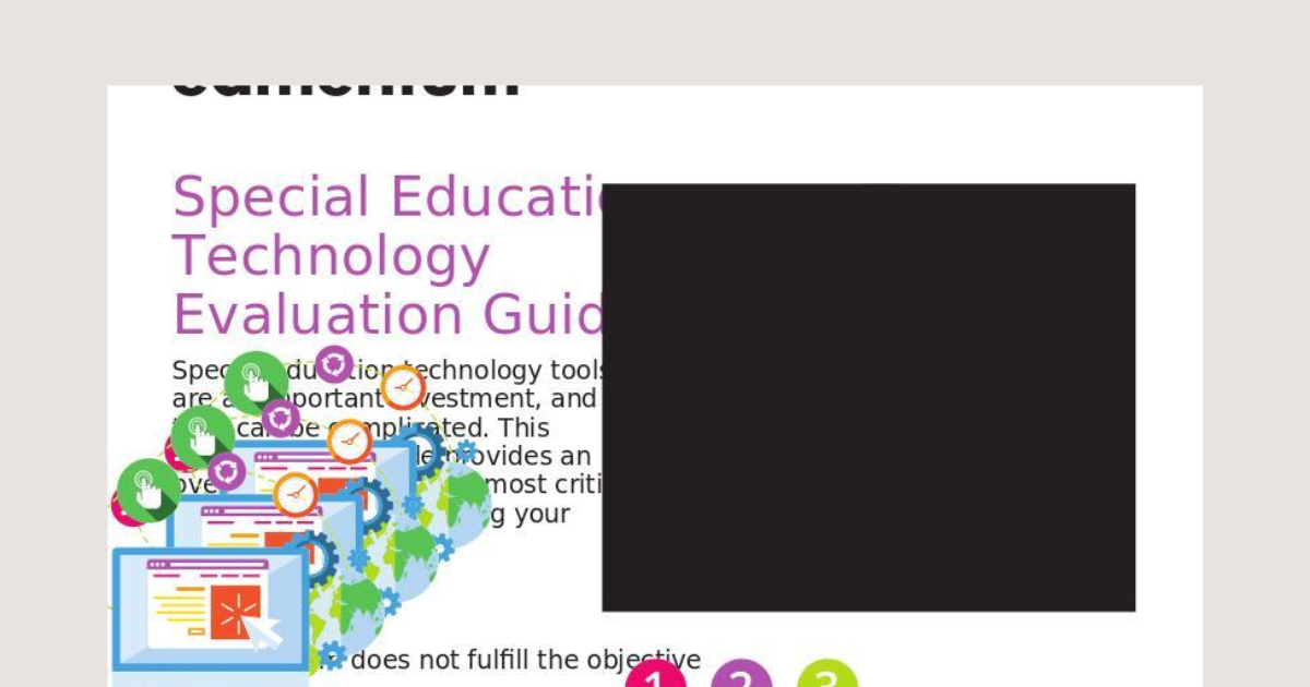 Special Education Technology Evaluation Guide | Edmentum