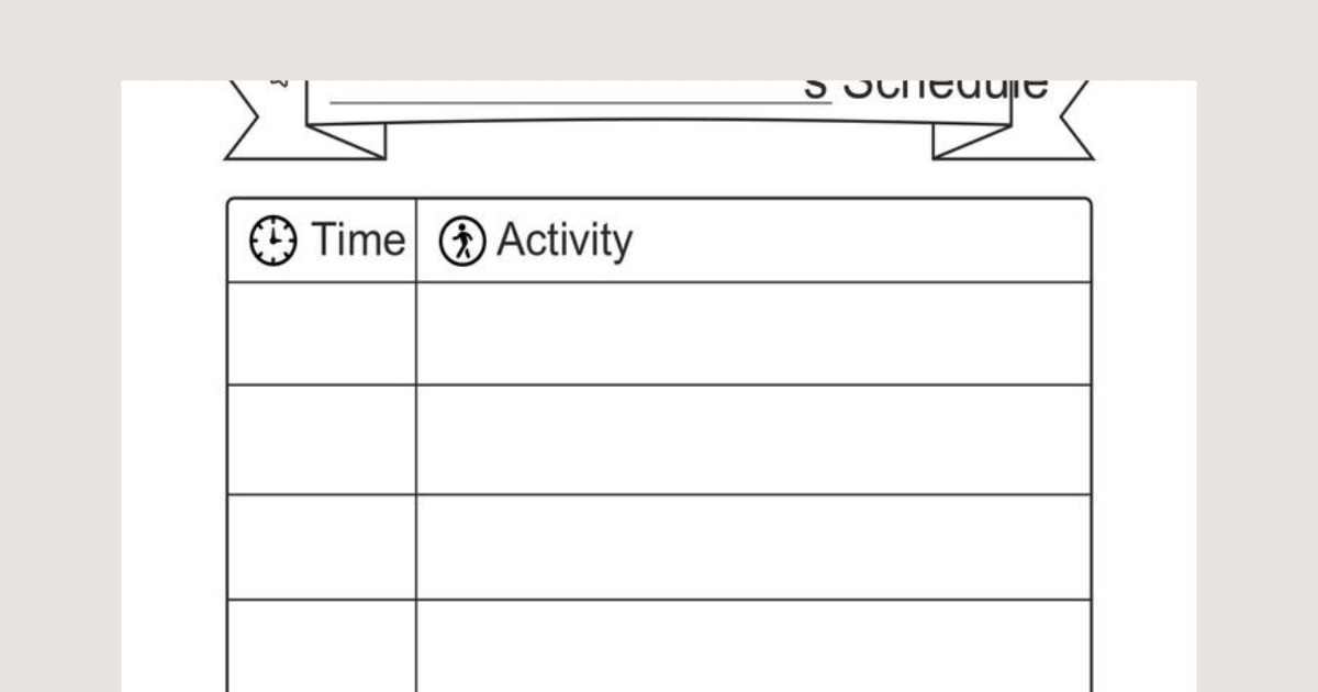 Virtual Learning Schedule Template for Students | Edmentum