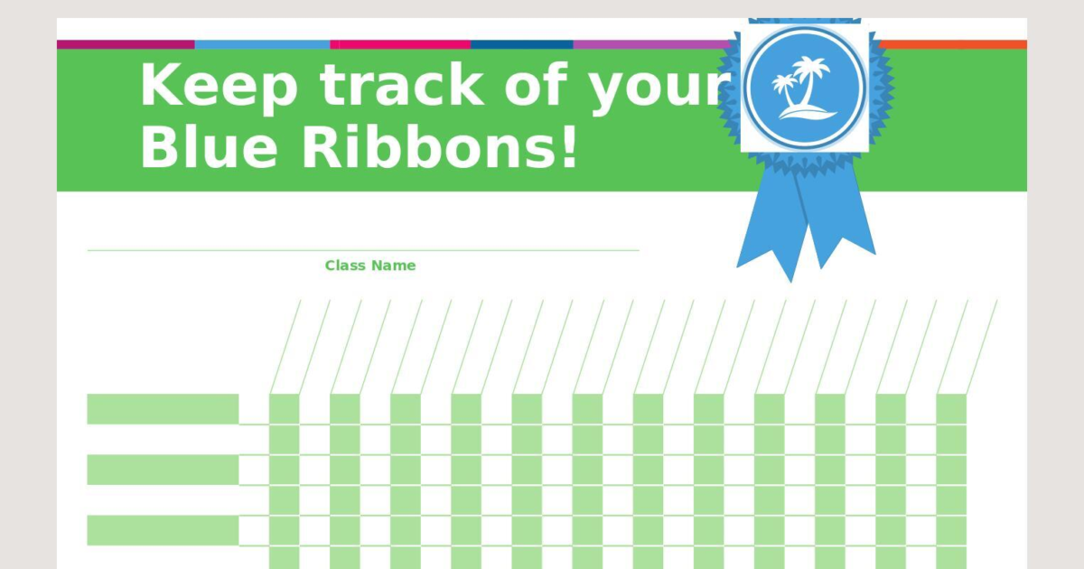 Study Island Blue Ribbon Printable Poster | Edmentum