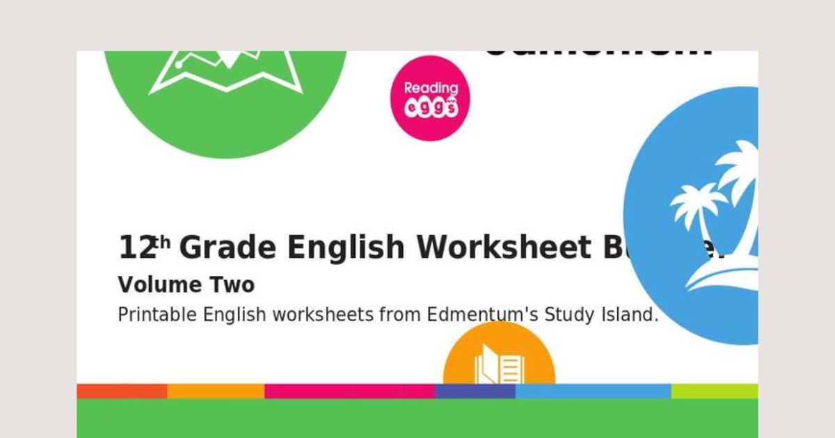 12th Grade English Worksheet Bundle: Volume Two | Edmentum