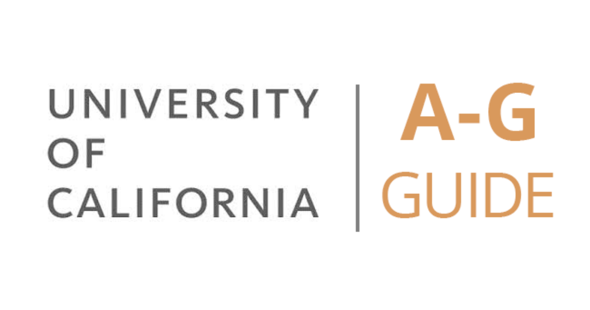 University of California "a-g" Online School List | Edmentum