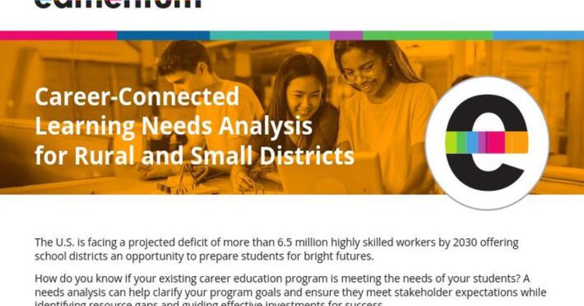 Career-Connected Learning Needs Analysis for Rural and… | Edmentum